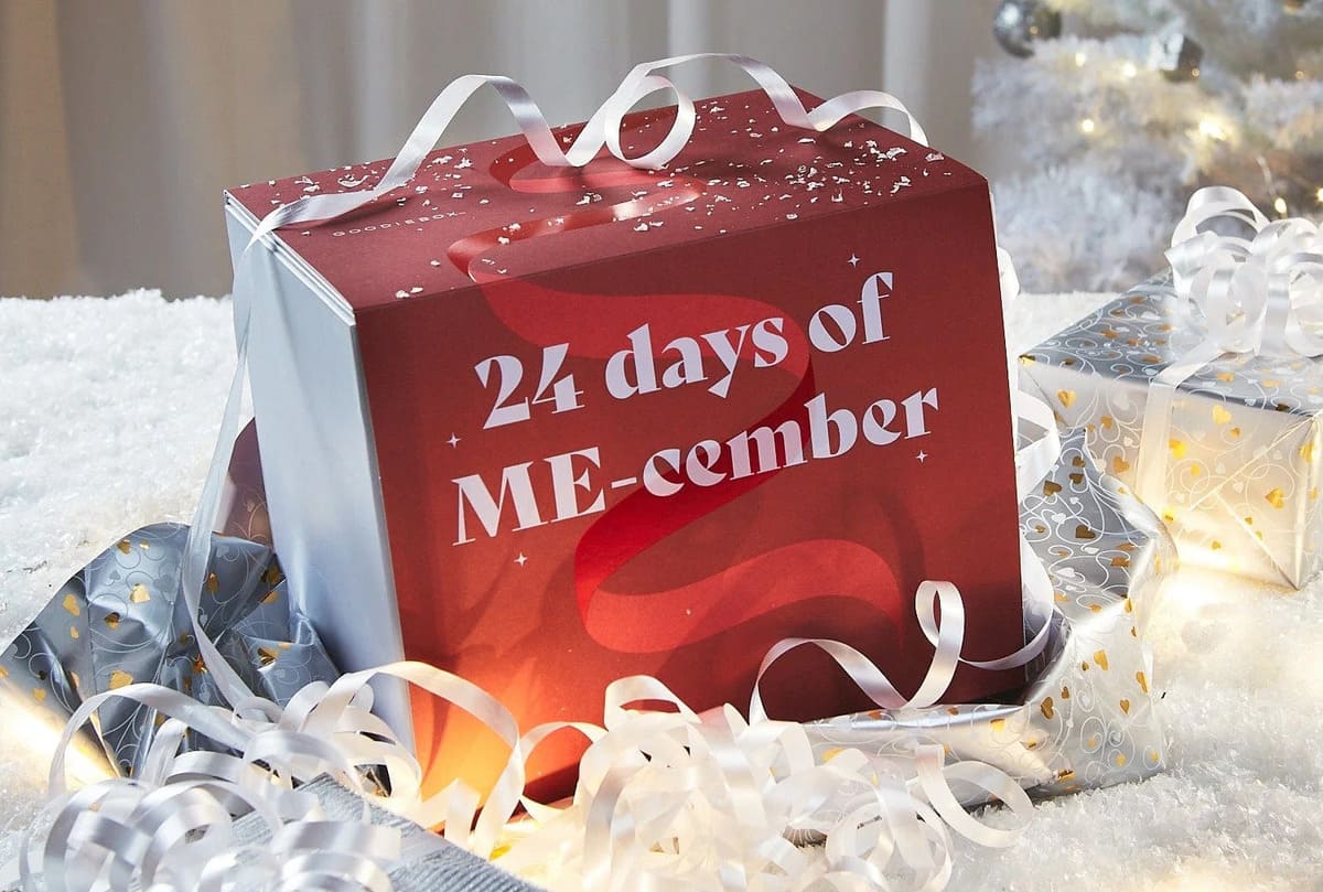 Calendario de Adviento Goodiebox 2023 24 days of ME-cember