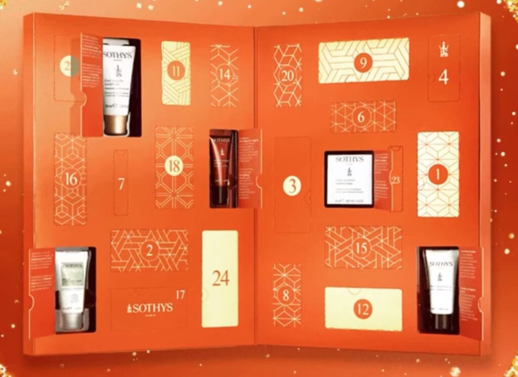 Calendario de Adviento Sothys 2023 Tratamientos para la Piel